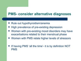 PMS and Sexual Dysfunction | PPT