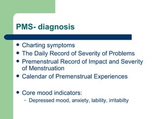 PMS and Sexual Dysfunction | PPT