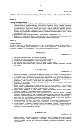 PMS Syllabus.pdf | Biological Sciences | Science