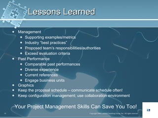 PM Survival Guide to Proposal Management | PPT | Management Consulting ...