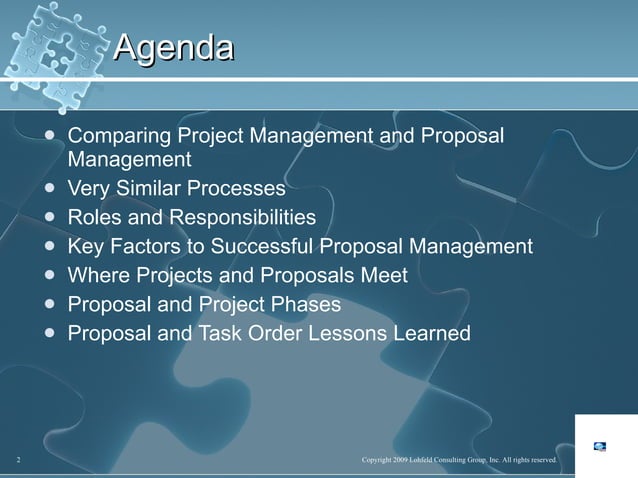 PM Survival Guide to Proposal Management | PPT | Management Consulting ...