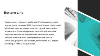 PMS vs Mutual Fund | PPTX