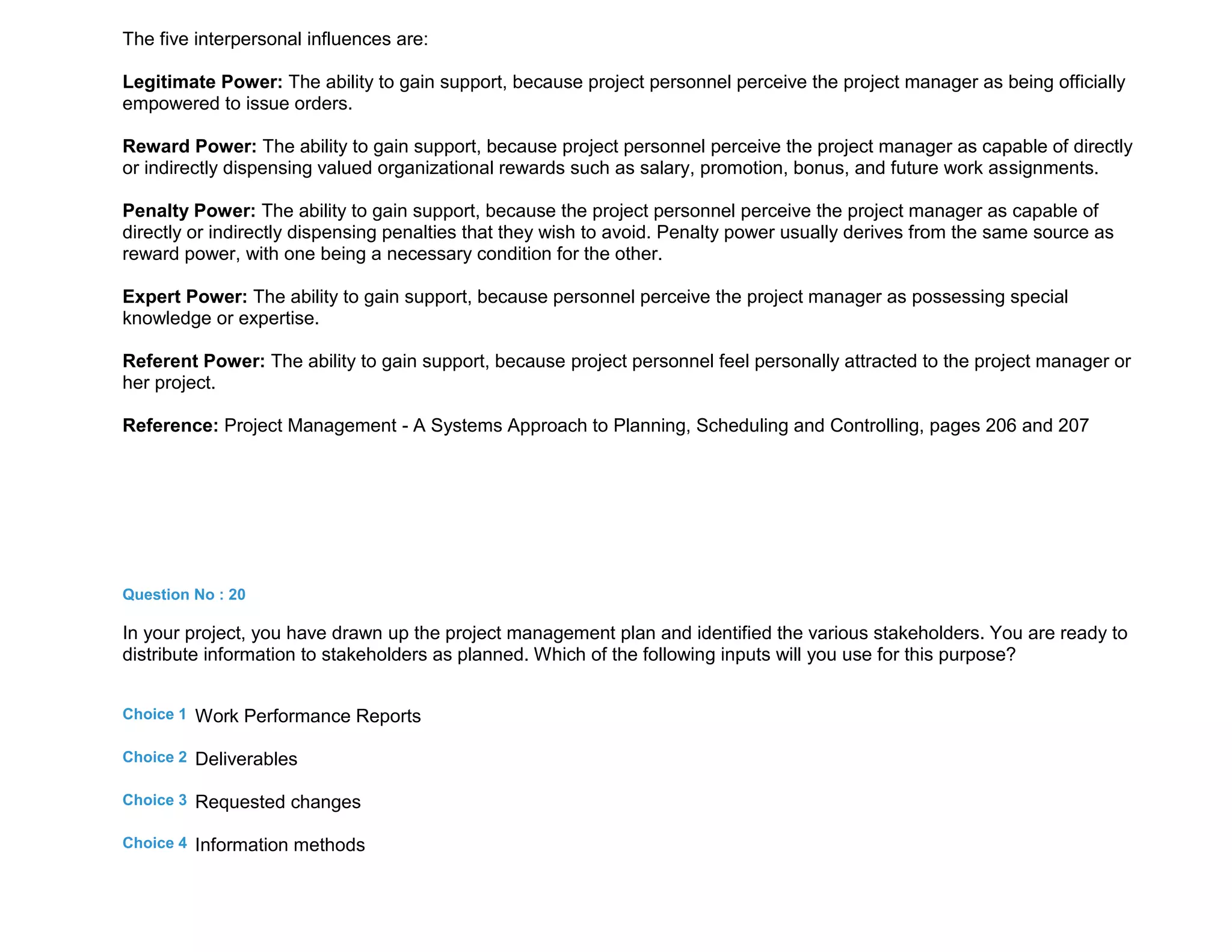 Pmstudy exam 4 | PDF