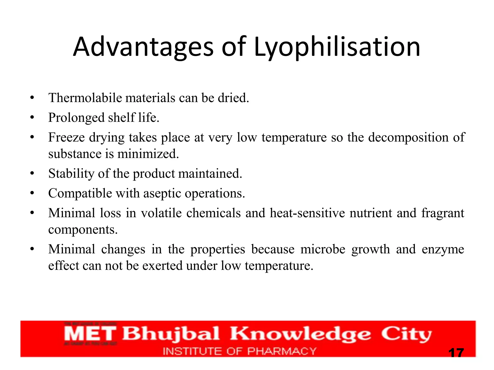 Lyophilisation technique.ppt