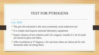 inprocess quality control test | PPTX