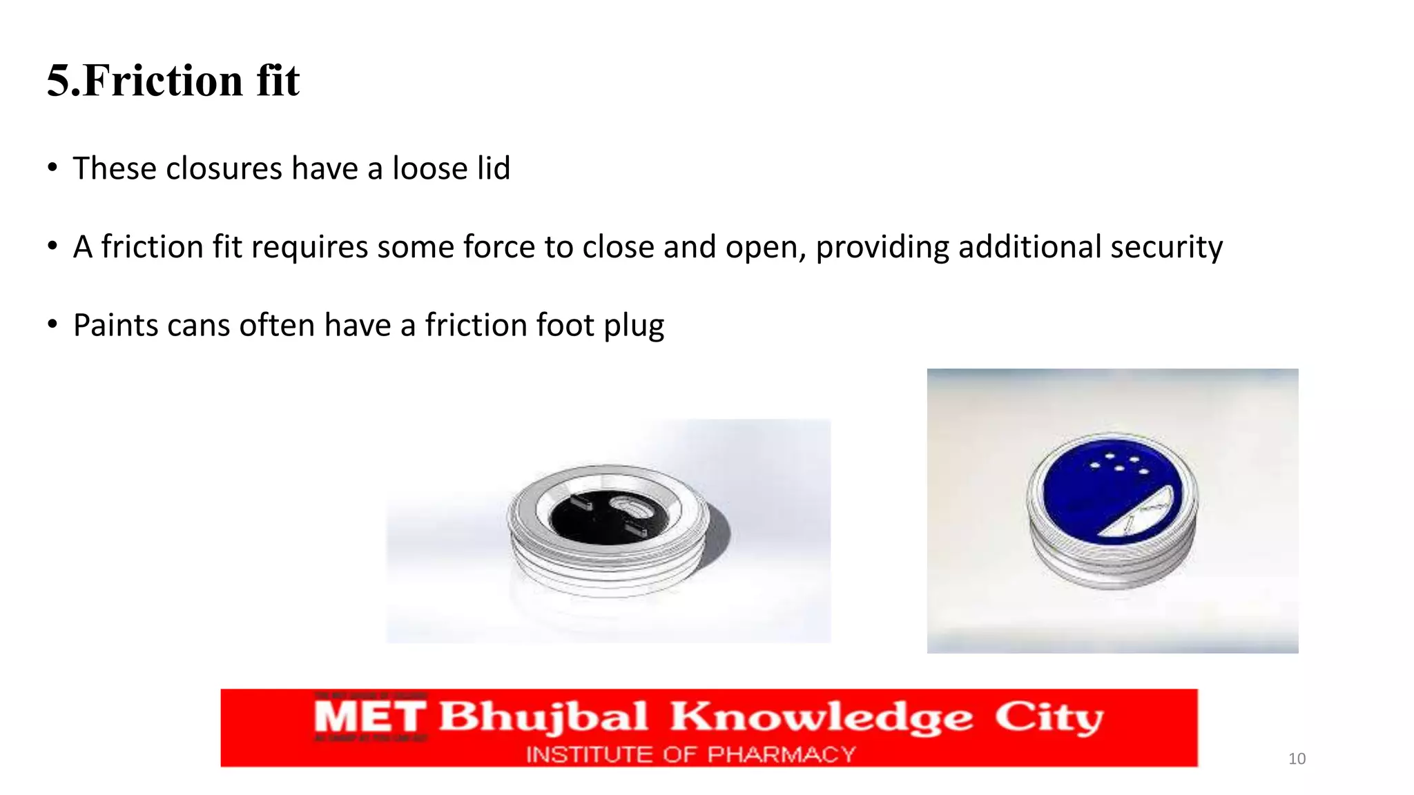 Types of closure and closure liners | PPTX