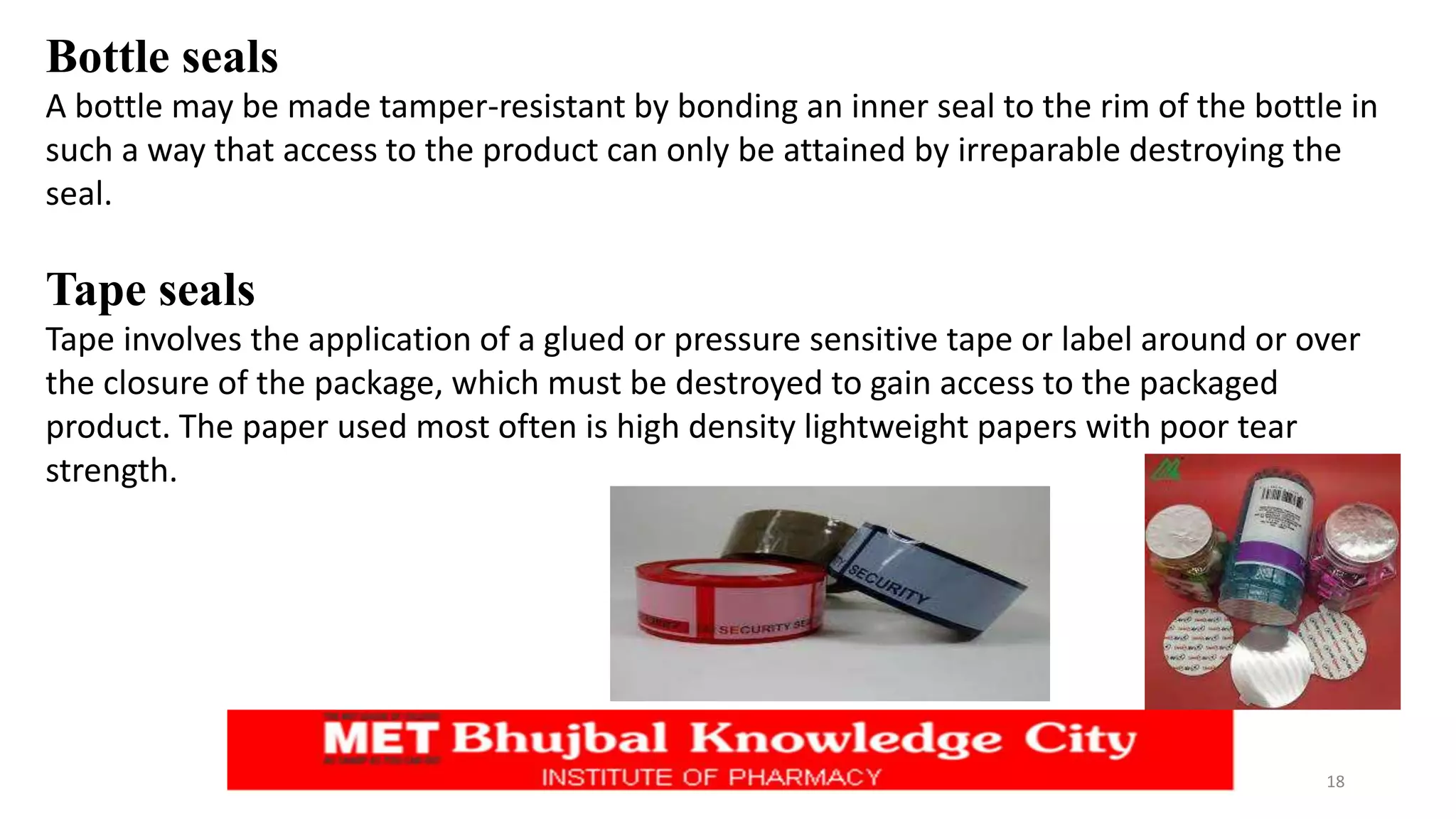 Types of closure and closure liners | PPTX