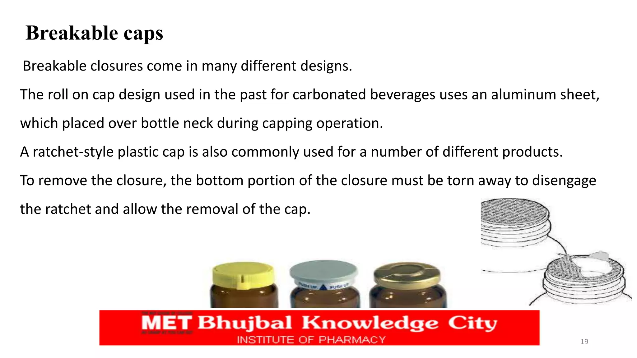 Types of closure and closure liners | PPTX