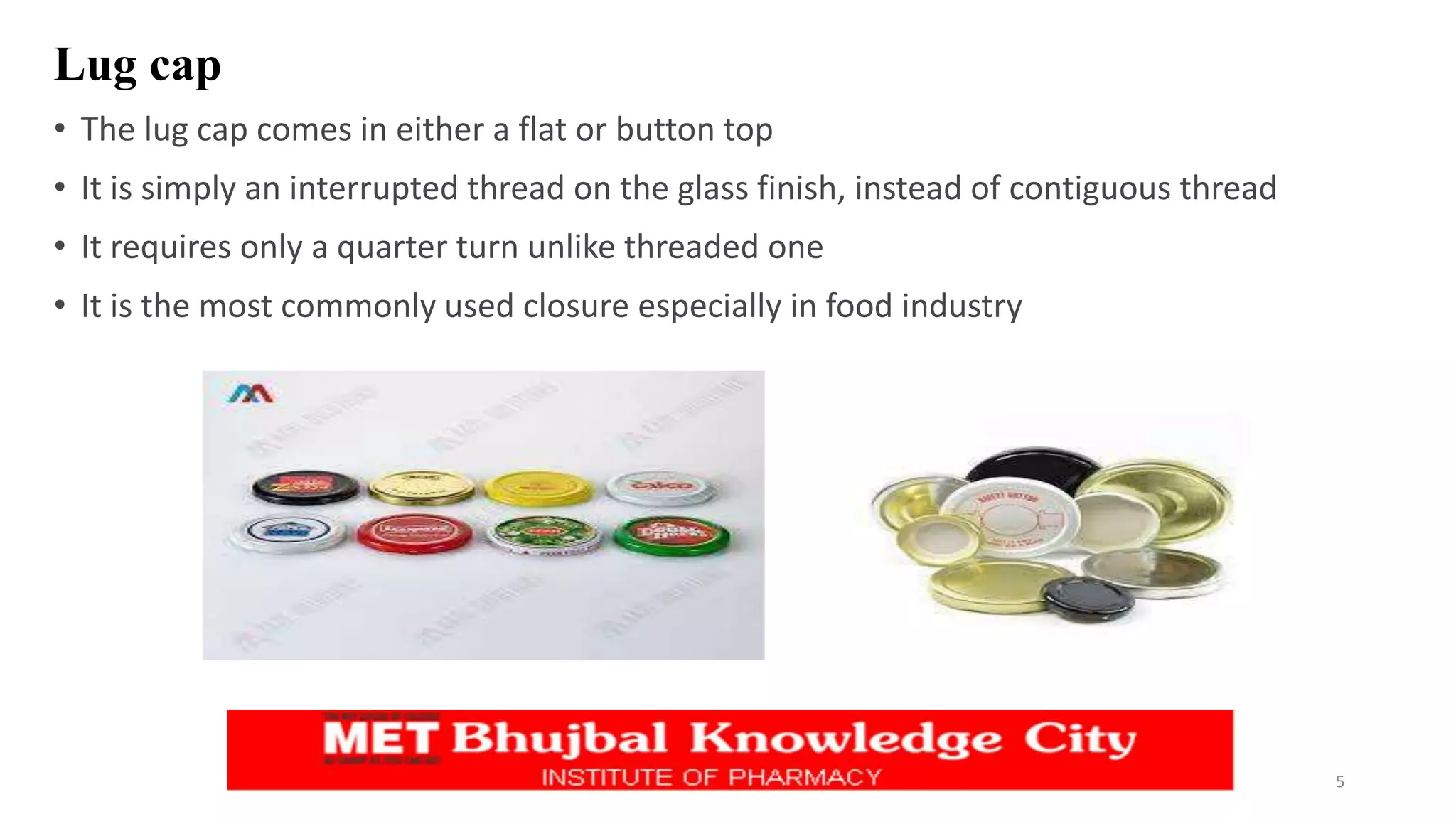 Types of closure and closure liners | PPTX