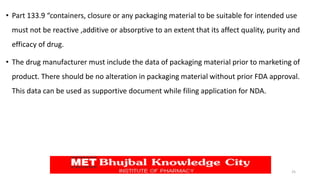 Types of closure and closure liners | PPTX