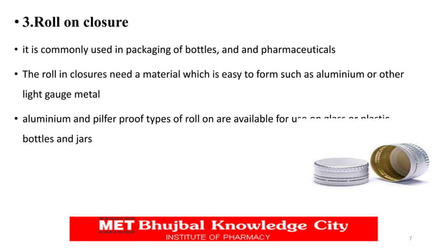 Types of closure and closure liners | PPTX