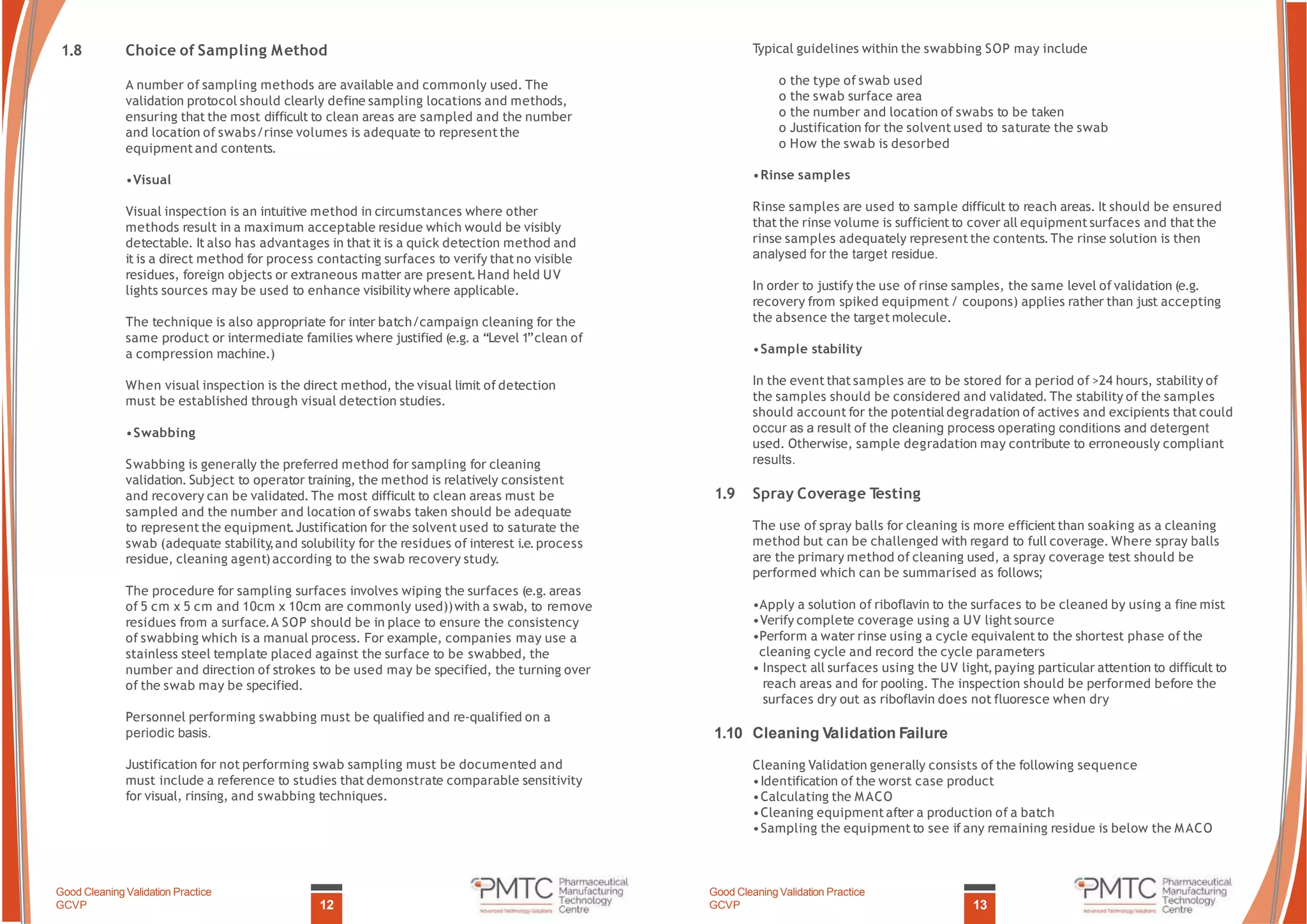 Pmtc good cleaning validation practice | PPT