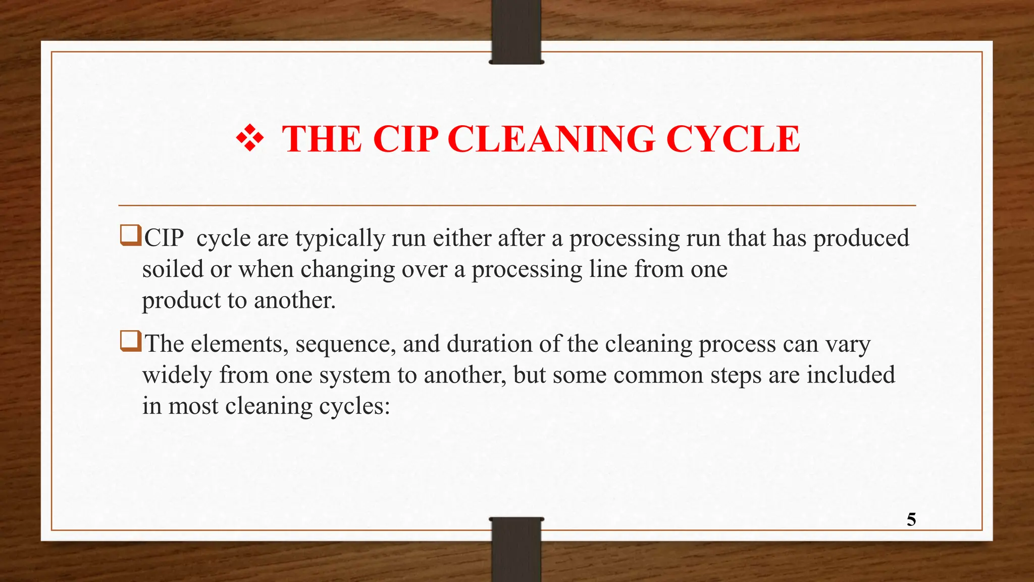 Cleaning in place, Sterilizationin place.pptx