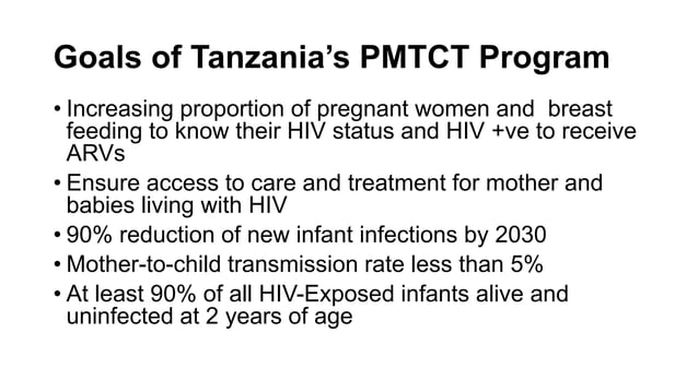 Prevention of Mother to child transmission - PMTCT.ppt | Pregnancy ...