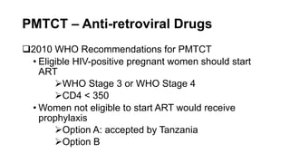 Prevention of Mother to child transmission - PMTCT.ppt