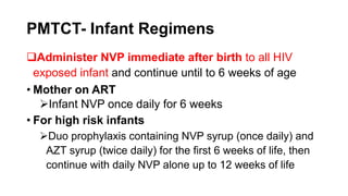 Prevention of Mother to child transmission - PMTCT.ppt