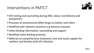 PMTCT of HIV and MTCT plus | PDF