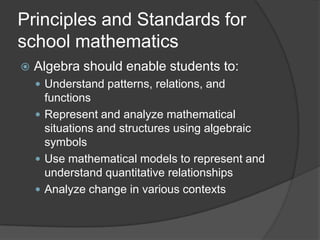 teaching algebra revised | PPTX