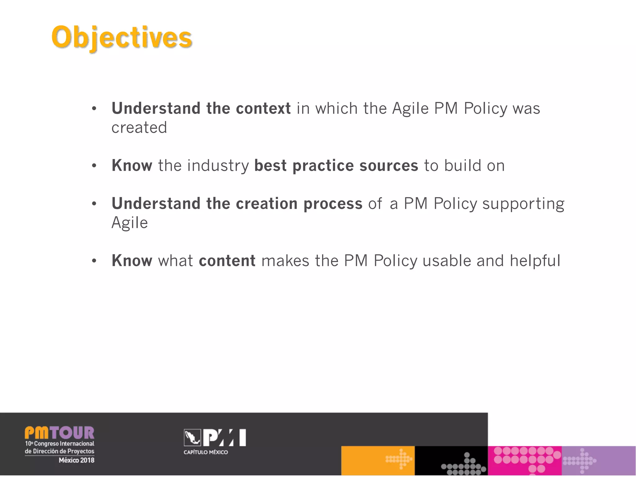 Introduction to an Agile Project Management Policy | PDF