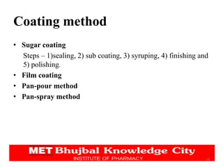 Pharmaceutical Manufacturing Technique PPT | PPTX