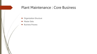 Training SAP PM Module for Beginner Only | PPTX | Business | Business ...