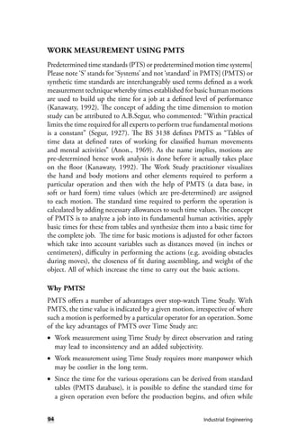 PMTS Chapter - Work measurement information | PDF
