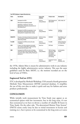 PMTS Chapter - Work measurement information | PDF
