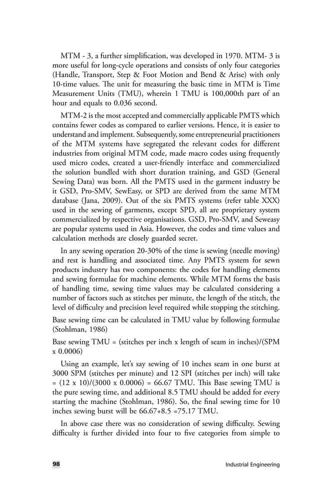 PMTS Chapter - Work measurement information | PDF