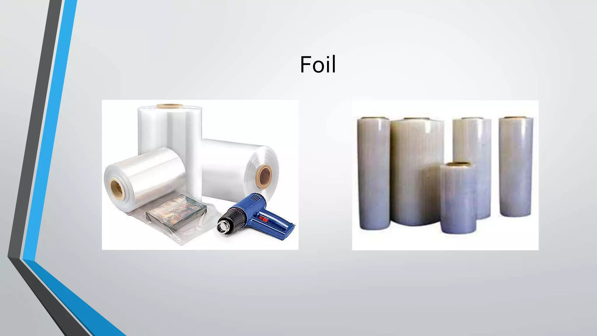 Shrink packaging in pharmaceutical (foil, plastic pouches, bottle seals ...