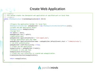Sharepoint 2010 Object model topology | PPT