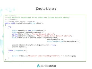 Sharepoint 2010 Object model topology | PPT
