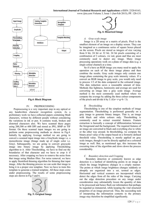 RECOGNITION AND CONVERSION OF HANDWRITTEN MODI CHARACTERS | PDF
