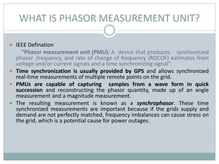A overview on WAMS/PMU. | PDF