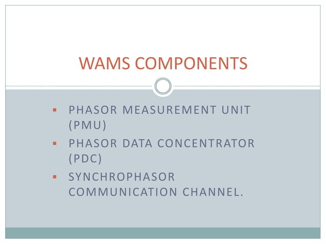 A overview on WAMS/PMU. | PDF
