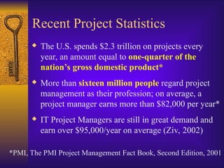 The Value of Project Management - Februaury | PPT