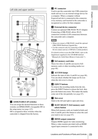 Sony PMW-320K Operation Manual | PDF