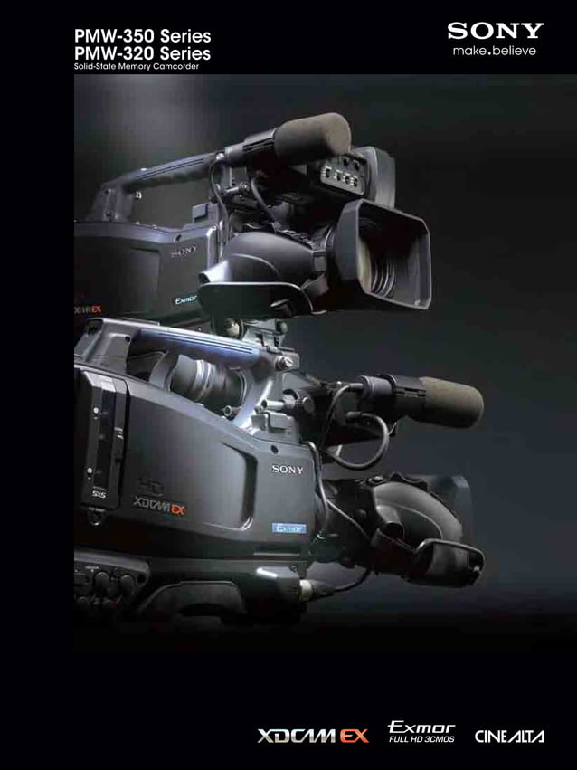 Sony PMW-350 and PMW-320 | PDF | Cameras and Camcorders | Consumer ...