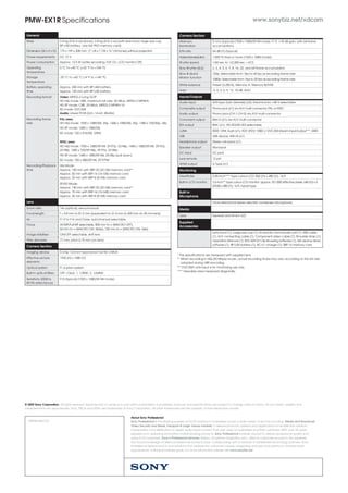 Sony PMW-EX1R | PDF