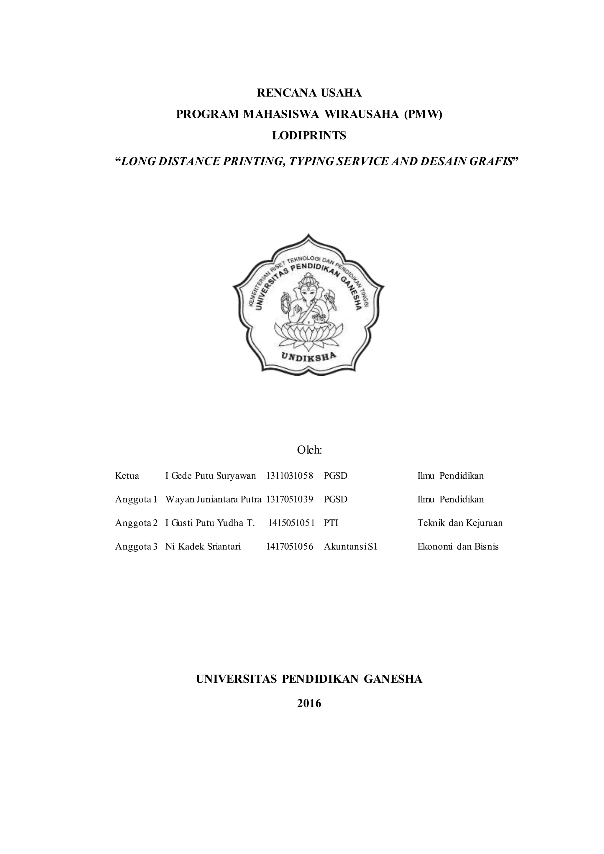 Pmw lodiprints 2016 | DOCX