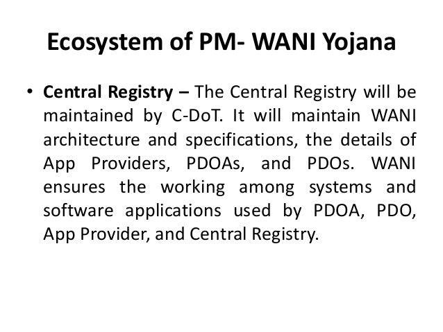 PM WANI Consultants India | PPSX