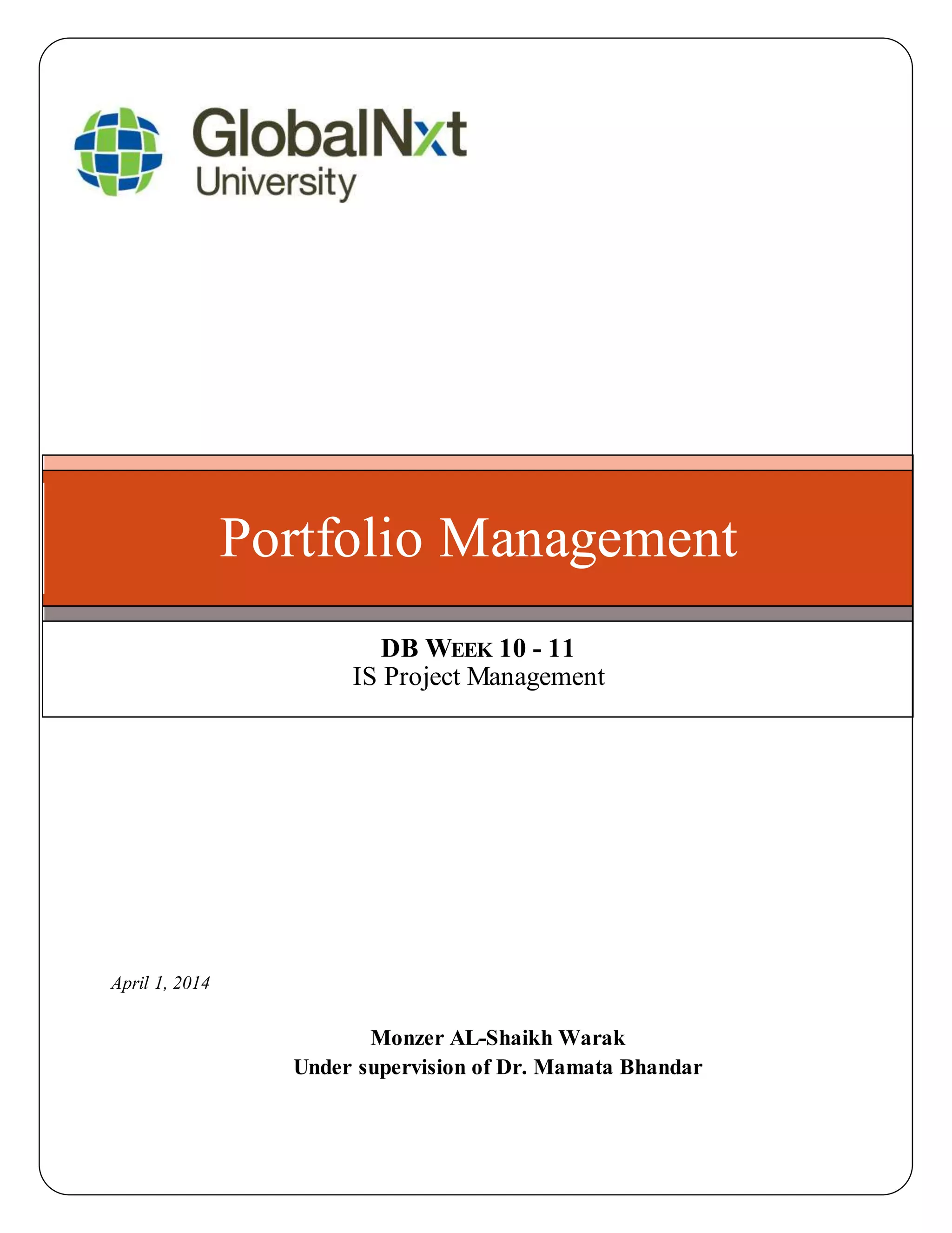 Portfolio Management | PDF