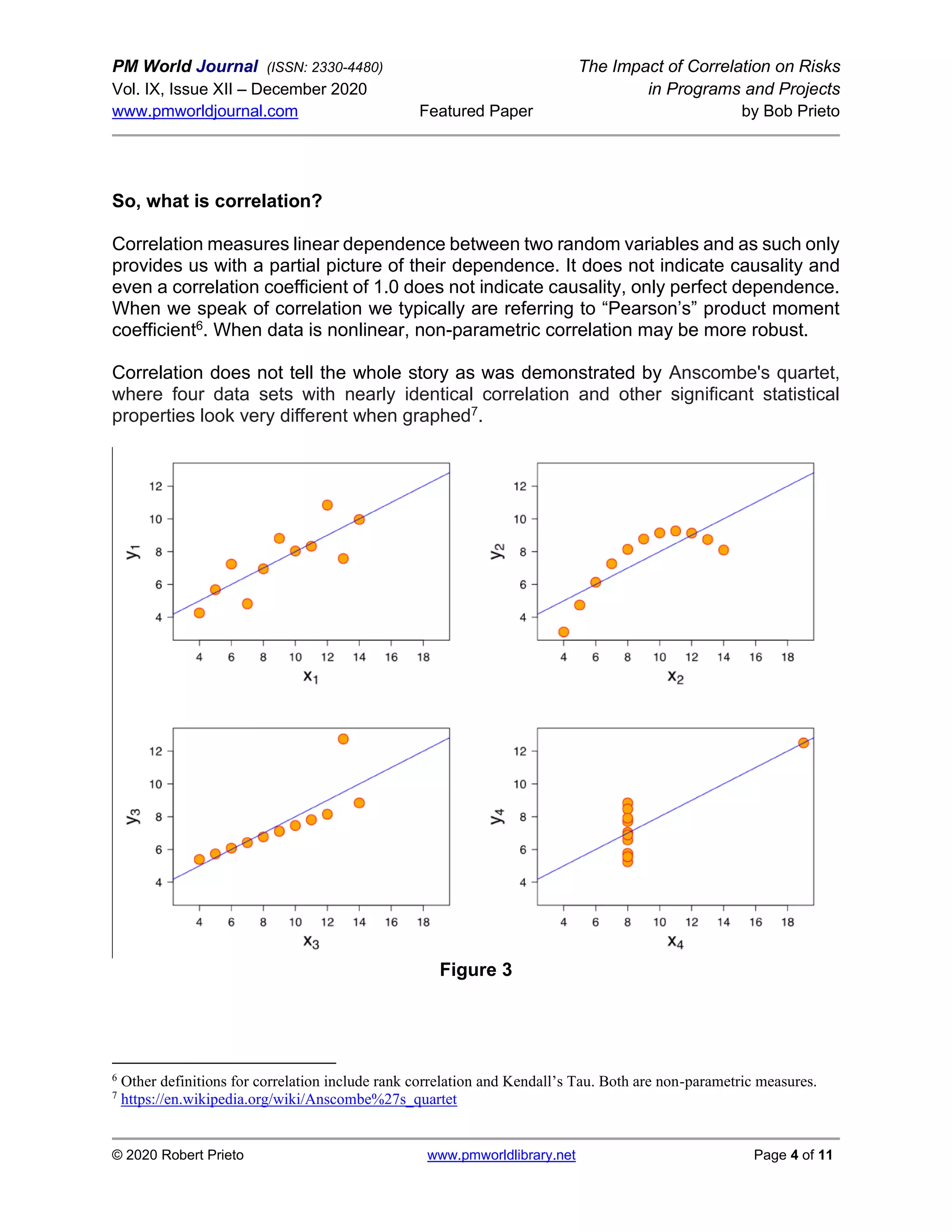 Impact of correlation on risks in programs and projects | PDF