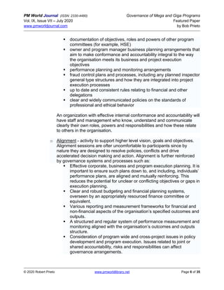 Governance of mega and giga programs | PDF