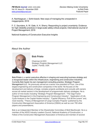 Decision Making Under Uncertainty | PDF