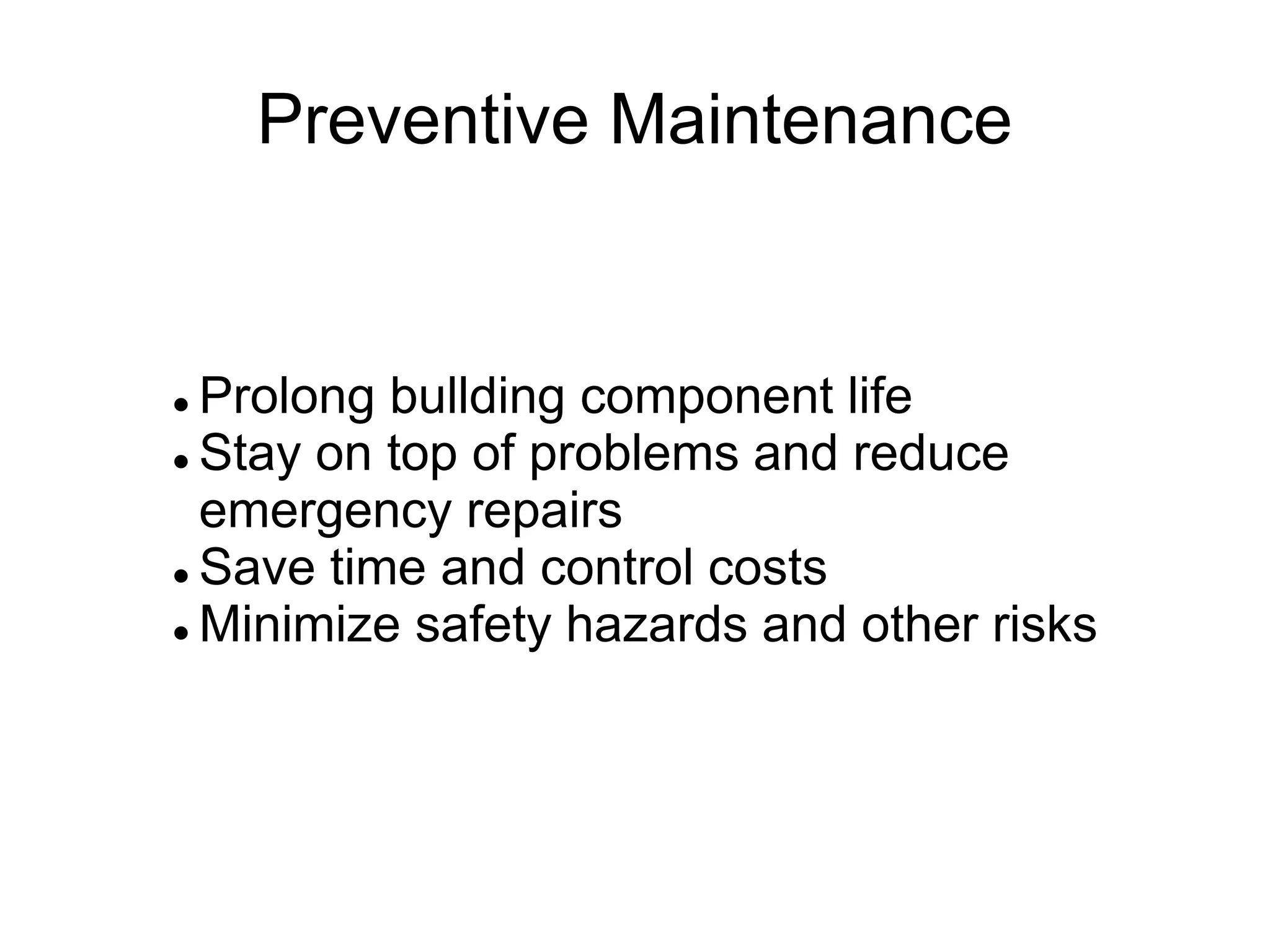 Preventative Maintenance | PPTX