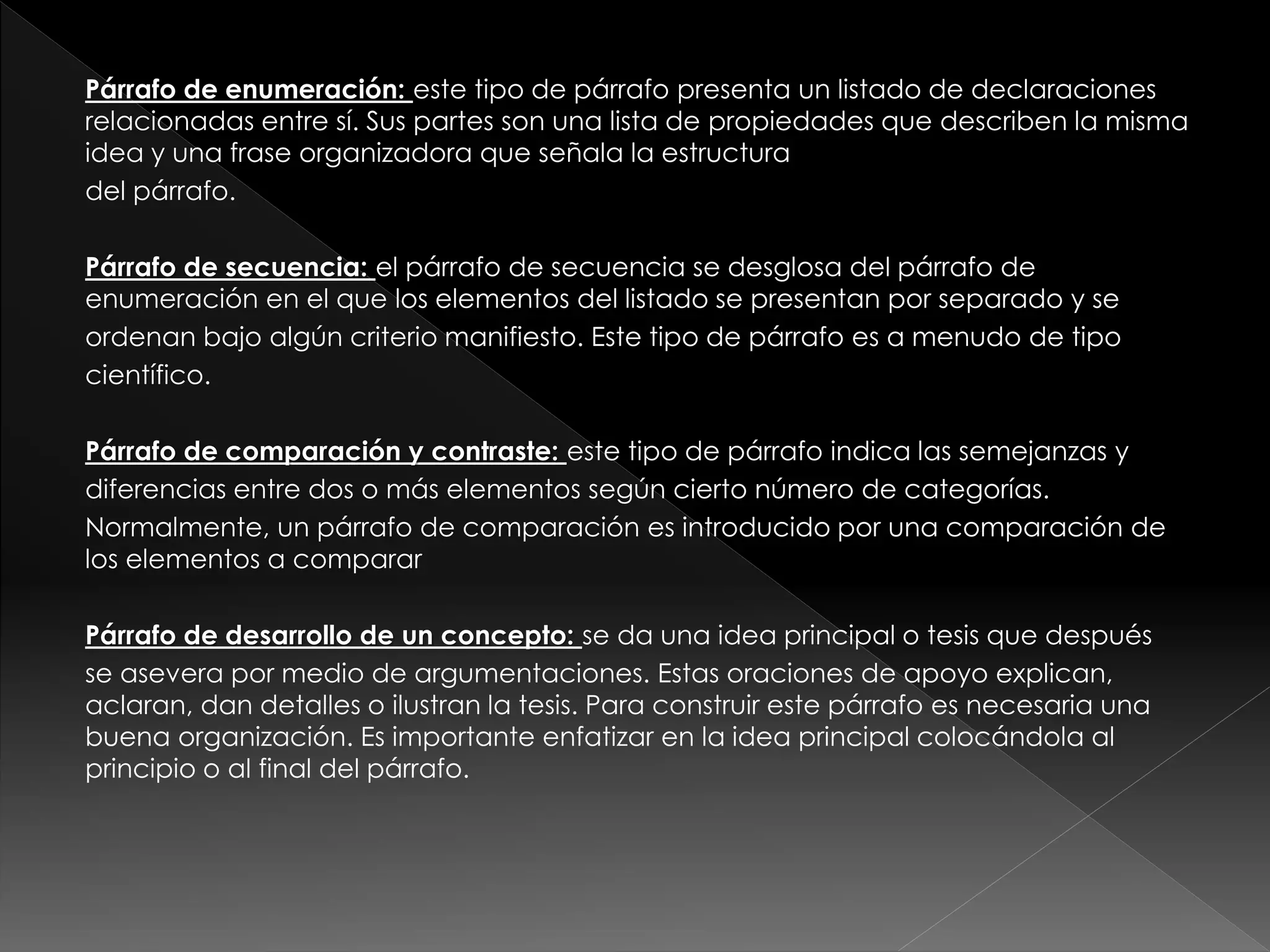 El parrafo 001 | PPT
