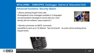 GSM/GPRS, Datalogger, Alarms & Telecontrol Unit | PPT