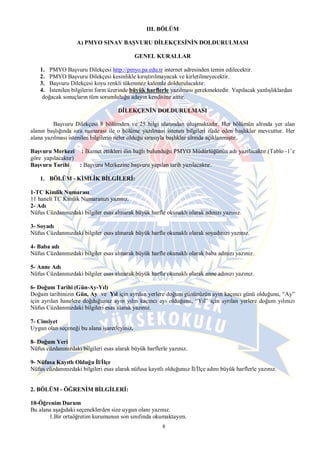 PMYO 2011 BASVURU KLAVUZU | PDF