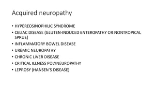 Peripheral Neuropathy | PPTX