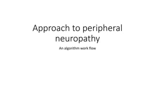 Peripheral Neuropathy | PPTX